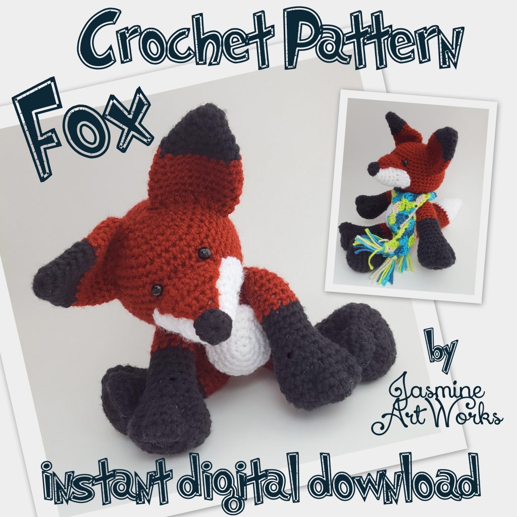 Fox Crochet Pattern – Jasmine Art Works