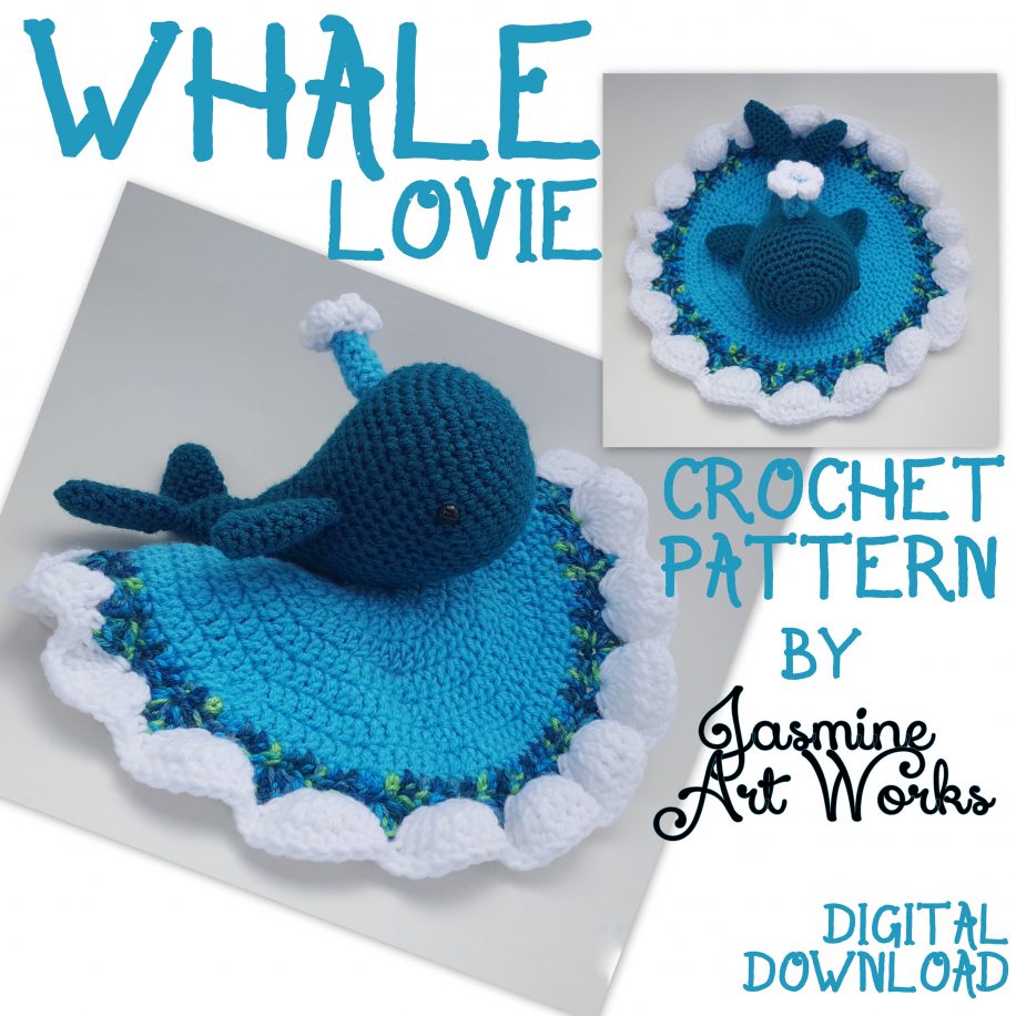 Whale Lovie Crochet Pattern – Jasmine Art Works