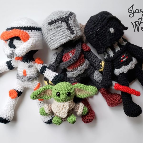 Mandalorian Crochet Pattern – Jasmine Art Works