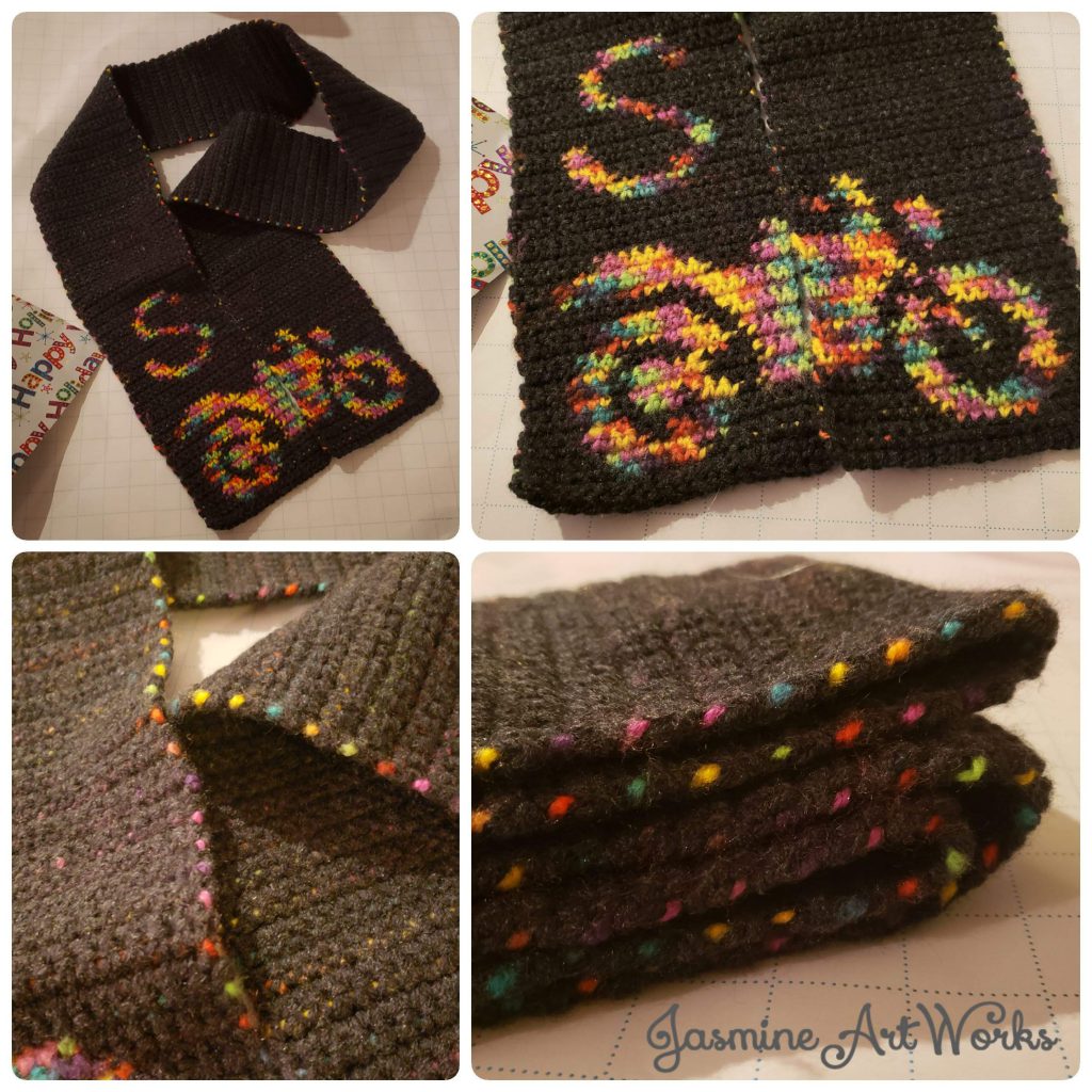 Rainbow Motorcycle Scarf – Jasmine Art Works